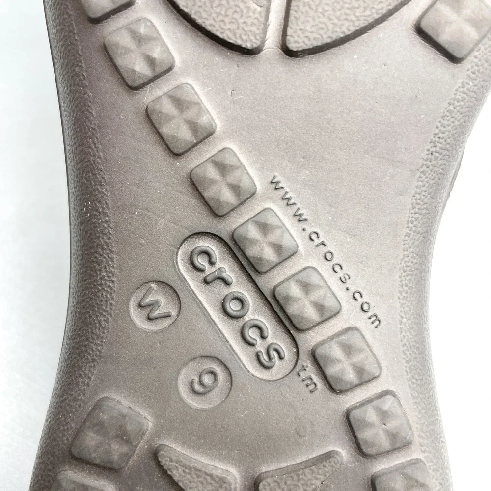 CROCS | Shoes | Crocs Womens 9 Capri V Flip Flops Sandals Espresso ...